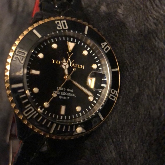 ToyWatch | Jewelry | Rare Toy Watch Red Black Studs Rocker Pyramid ...